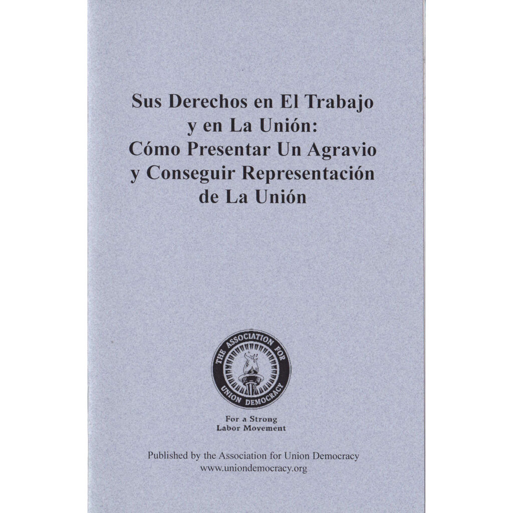 Books – Association for Union Democracy